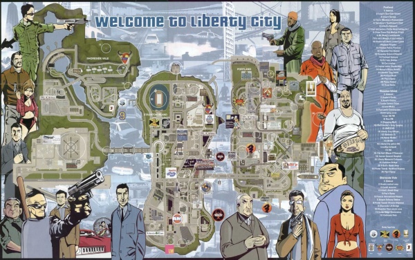 Maps (GTA III) - WikiGTA - The Complete Grand Theft Auto Walkthrough